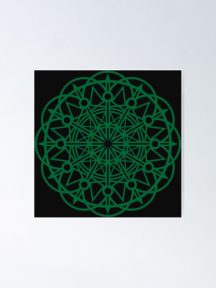 "Dodecagram / Dodecagon" Poster by arioscraft | Redbubble