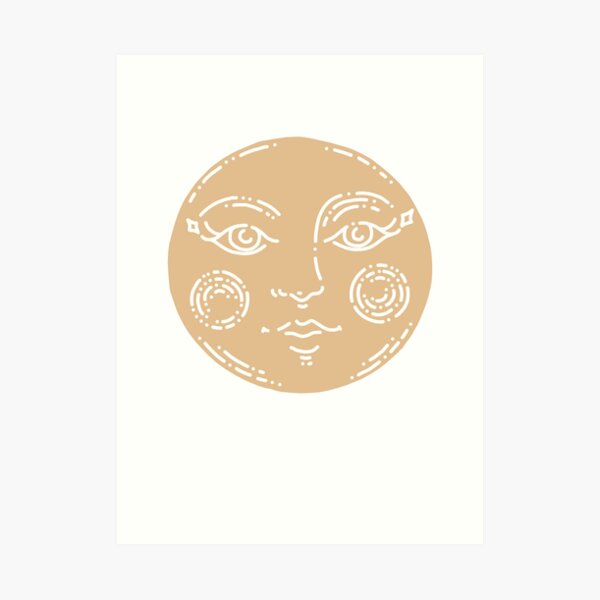 "Moon Face " Art Print by Thatdisneylife | Redbubble