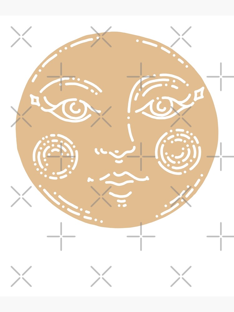 "Moon Face " Poster for Sale by Thatdisneylife | Redbubble