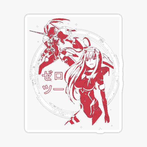 "Zero Two" Sticker by marilucody | Redbubble