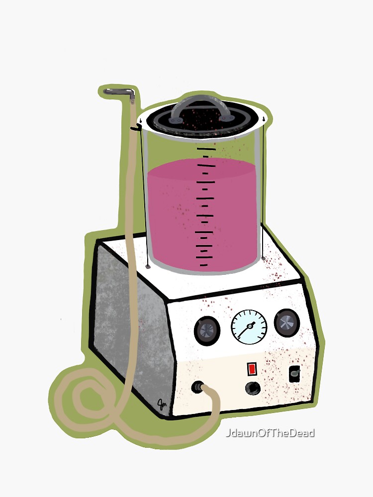 "Embalming Machine" Sticker for Sale by JdawnOfTheDead | Redbubble