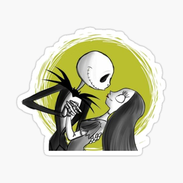 "Jack and sally" Sticker by Keticreation | Redbubble