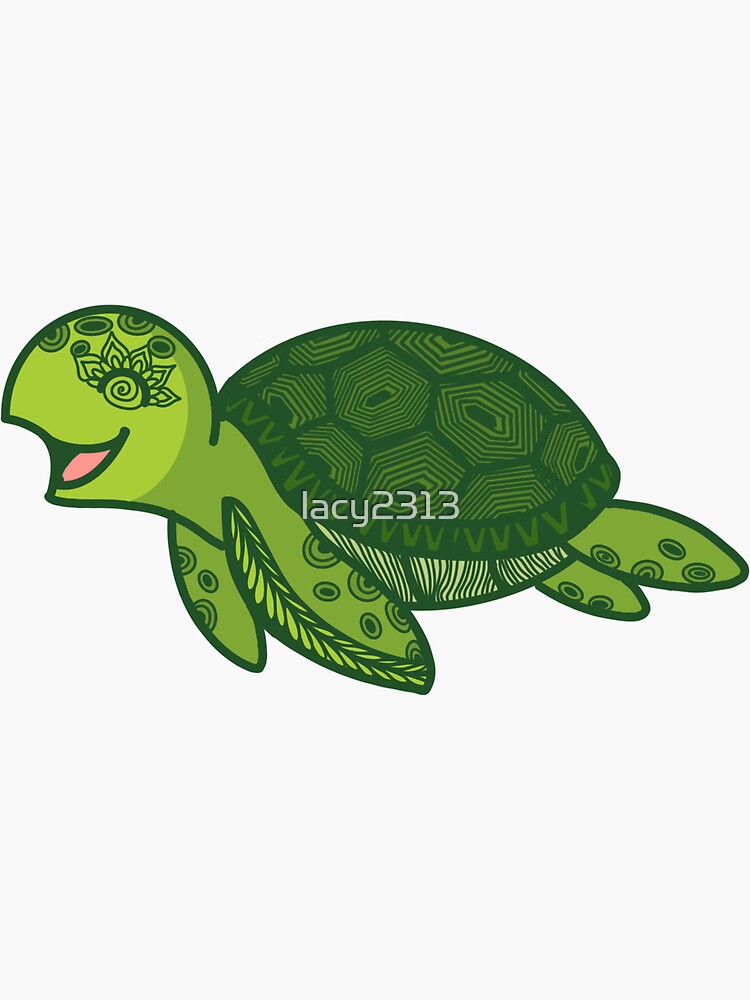 "Turtle " Sticker for Sale by lacy2313 | Redbubble