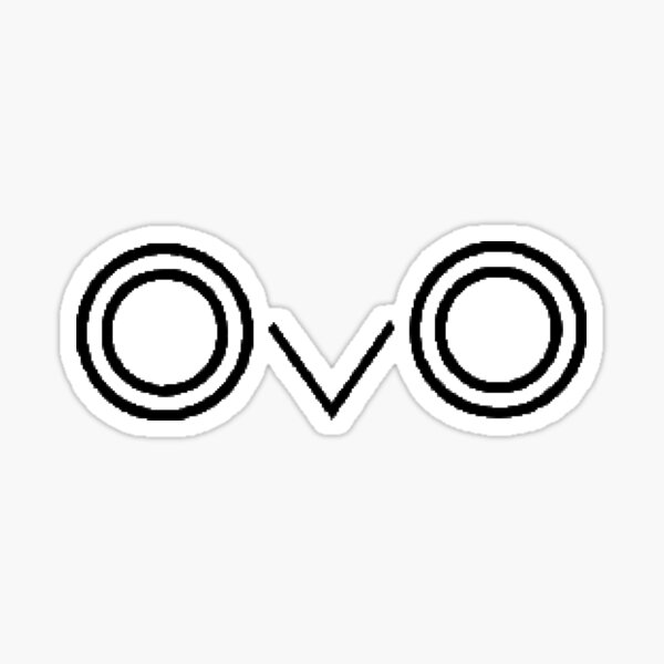 "OvO" Sticker by skymen75 | Redbubble