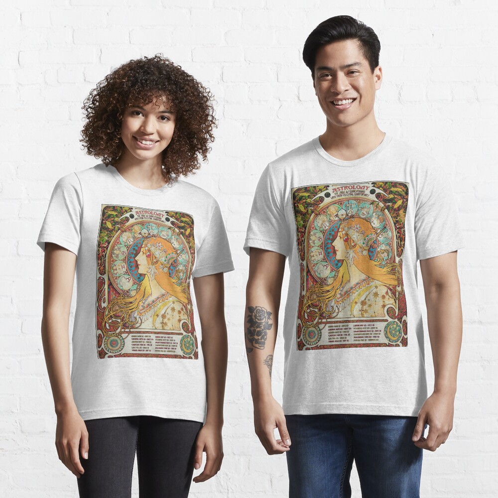 "Vintage Gypsy Astrology Poster | Alphonse Mucha " Poster for Sale by ...