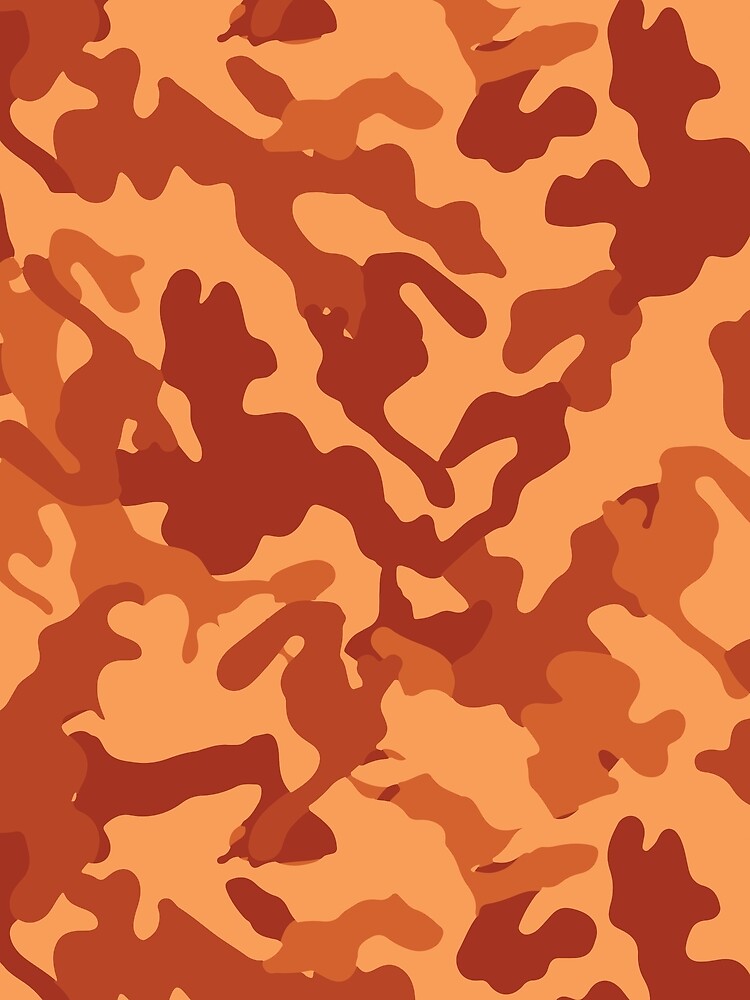 "Rust color camo | Military camouflage pattern design" T-shirt by ...