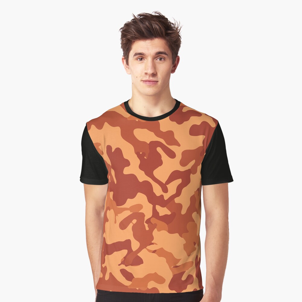 "Rust color camo | Military camouflage pattern design" T-shirt by ...