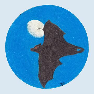 "Ahool - Giant Bat Cryptid" Sticker for Sale by PixlPixi | Redbubble