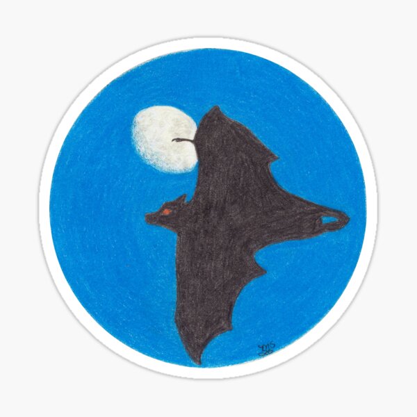 "Ahool - Giant Bat Cryptid" Sticker for Sale by PixlPixi | Redbubble
