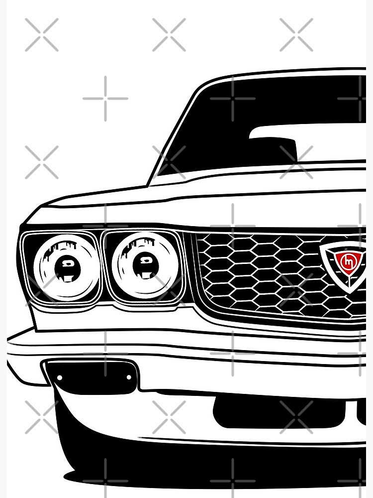 "Mazda RX3 Best Shirt Design" Art Board Print for Sale by CarWorld ...