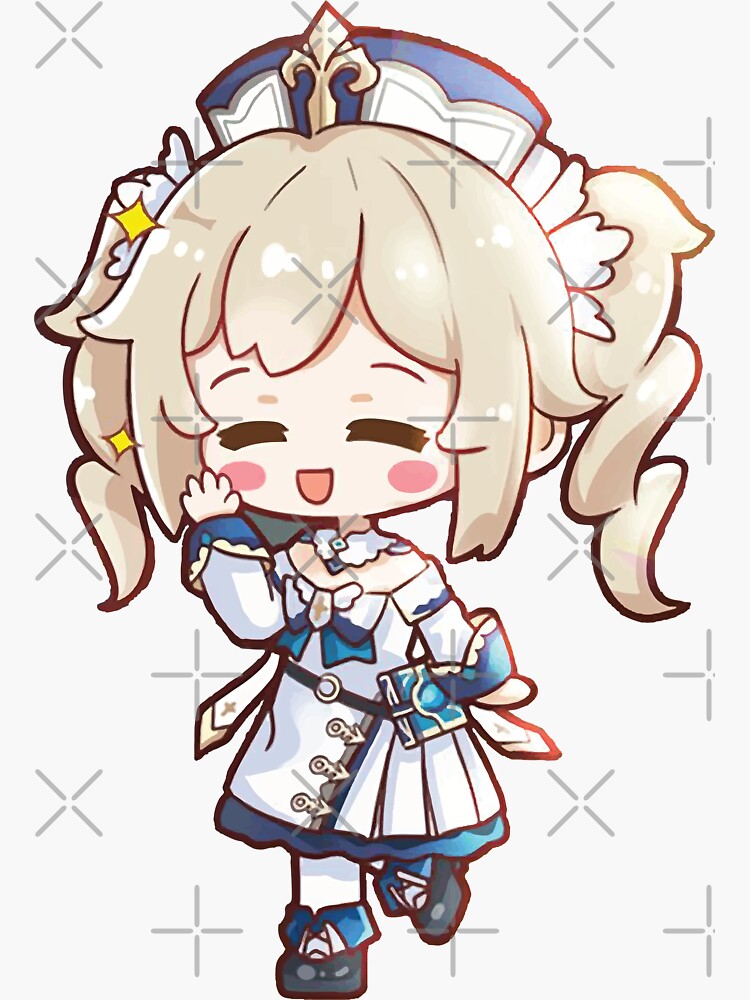Pegatina «Impacto Genshin - Chibi Barbara Cute» de Krimsy | Redbubble