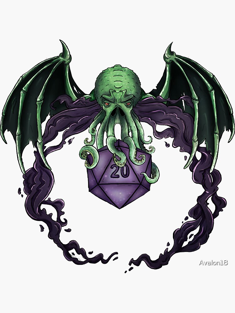 "DnD - warlock class symbol" Sticker by Avalon18 | Redbubble