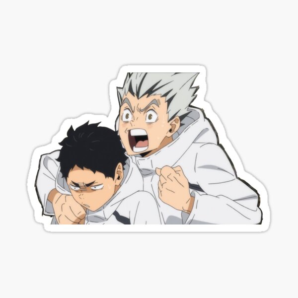 "Bokuto & Akaashi" Sticker by httpmeggo | Redbubble