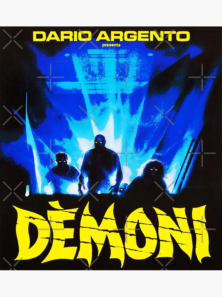 "DEMONS 1985 CULT CLASSIC HORROR MOVIE!" Sticker for Sale by ...