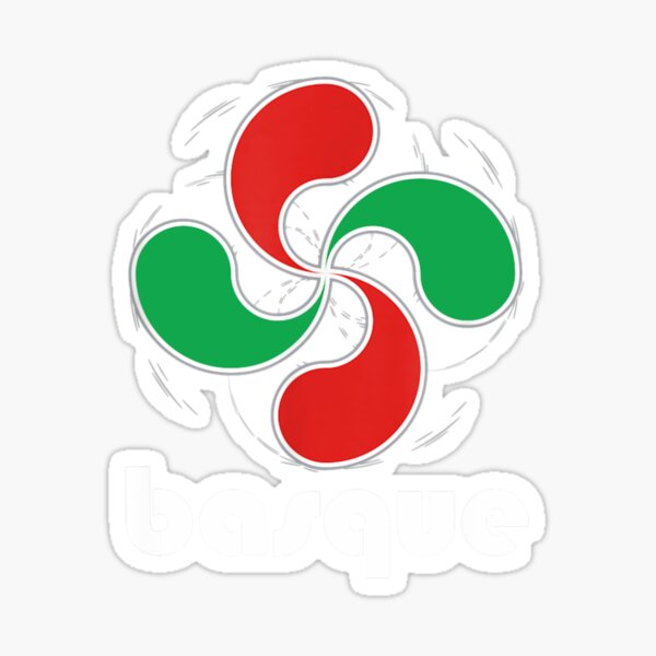 "Basque Pride Lauburu Four Heads Symbol" Sticker for Sale by Gale-Parks ...