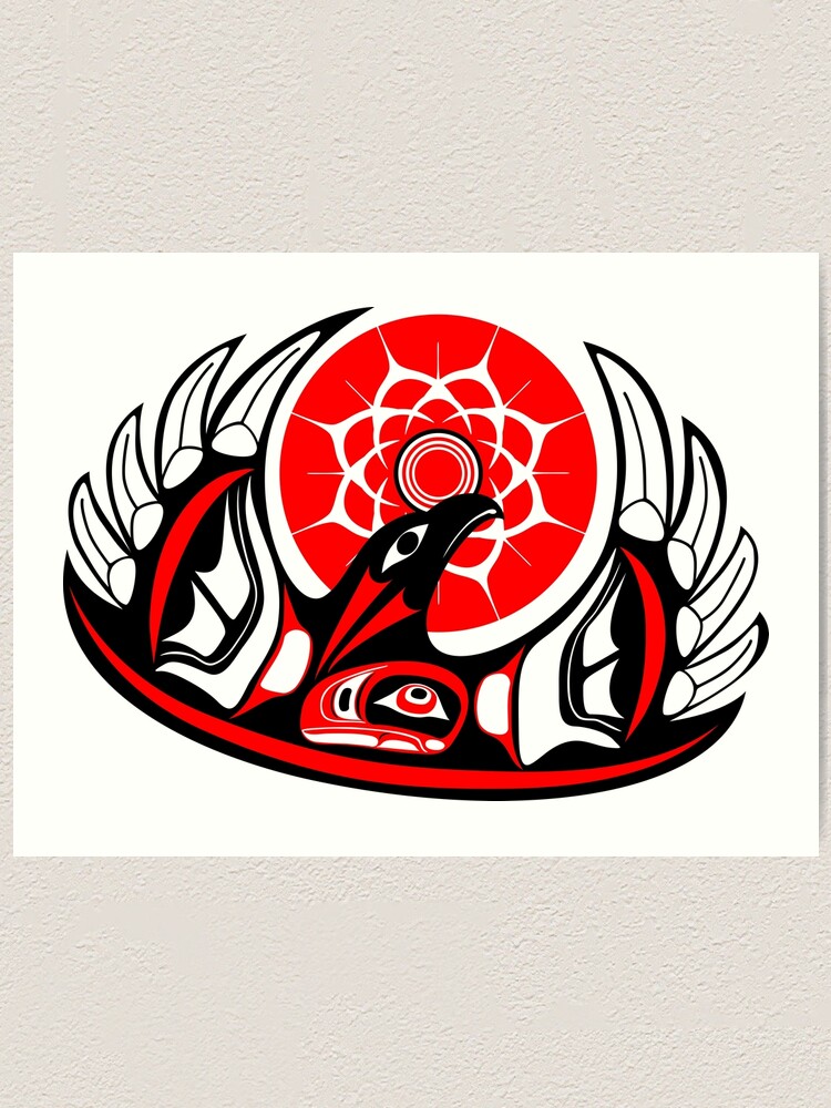 "Native Falcon and Sun" Art Print for Sale by jwbentoniii | Redbubble