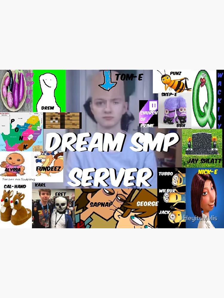 "Dream Team Smp Merch" Sticker by HeyitsMelis | Redbubble