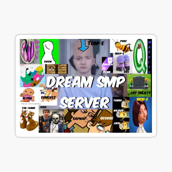 "Dream Team Smp Merch" Sticker by HeyitsMelis | Redbubble