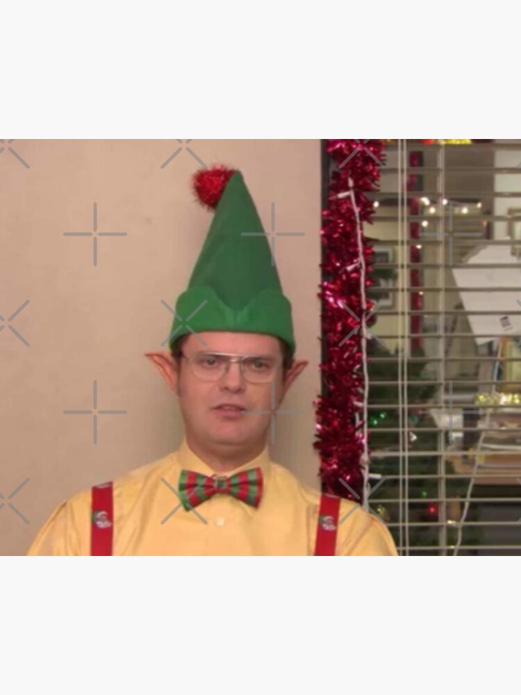 "Dwight Schrute Elf - The Office" Sticker for Sale by BestOfficeMemes ...