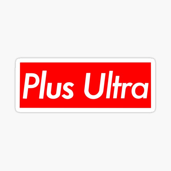 "Plus Ultra" Sticker for Sale by FabledInk | Redbubble
