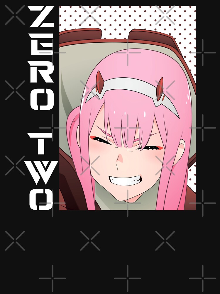 "Zero Two" T-shirt for Sale by Brok5566 | Redbubble | zero two t-shirts ...