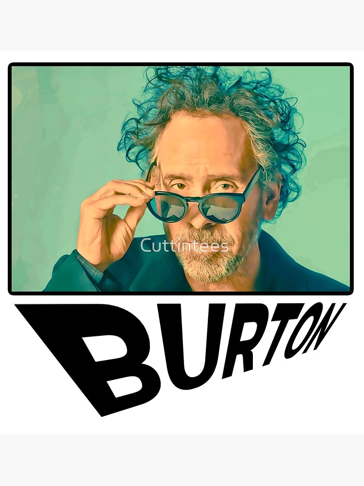 "Tim Burton: Master of Movie Magic" Poster for Sale by Cuttintees ...