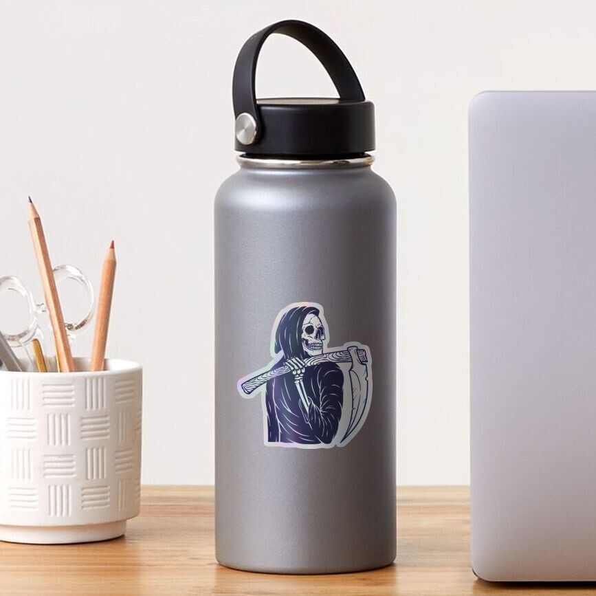 "Grim Reaper sticker" Sticker by PatternSquare | Redbubble