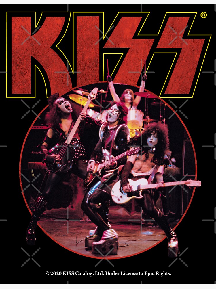 "Kiss Band" Sticker for Sale by TMBTM | Redbubble