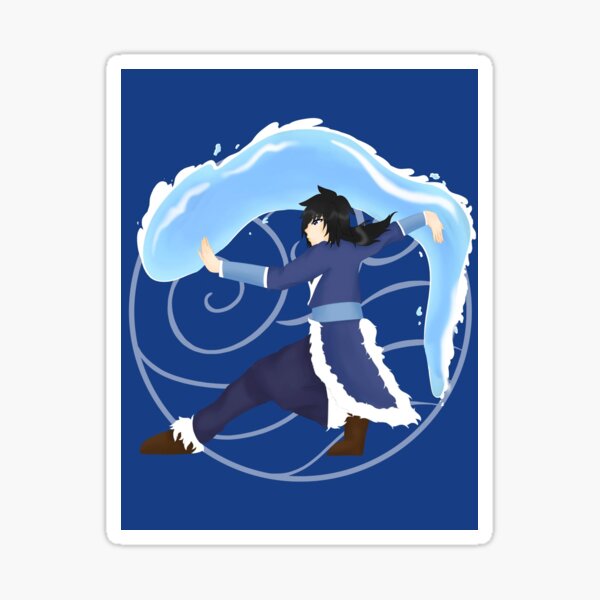 "Waterbender Giyuu" Sticker by yuiihara | Redbubble