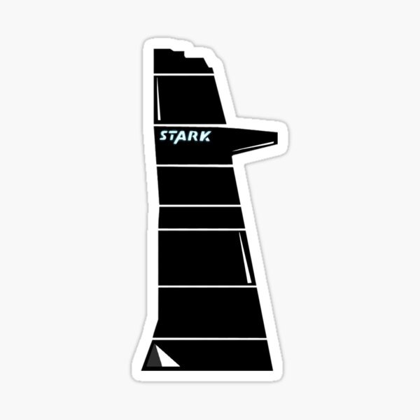 "Stark Tower - Silhouette" Sticker for Sale by HalSyd | Redbubble