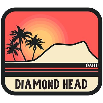 "Diamond Head Badge" Sticker for Sale by KDesign13 | Redbubble