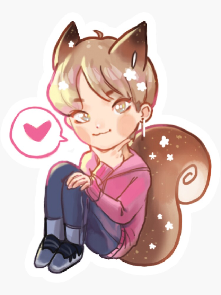 Pegatina «STRAY KIDS skz Han Jisung lindo chibi» de ukemiart | Redbubble