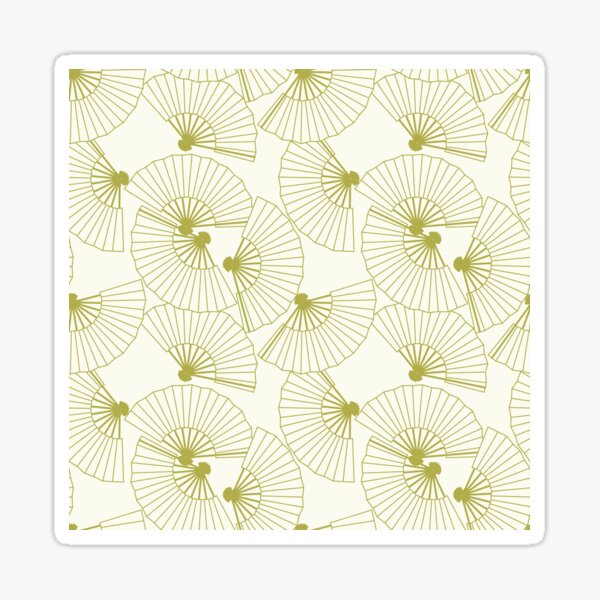 "folding fan" Sticker for Sale by tsukinokoibito | Redbubble