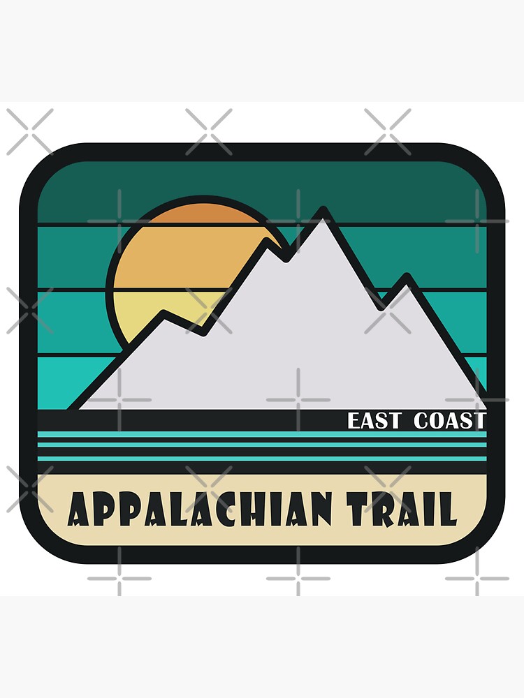 "Appalachian Trail Badge" Sticker for Sale by KDesign13 | Redbubble