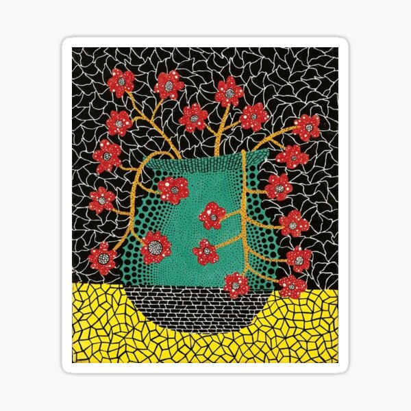 Yayoi Kusama Stickers | Redbubble