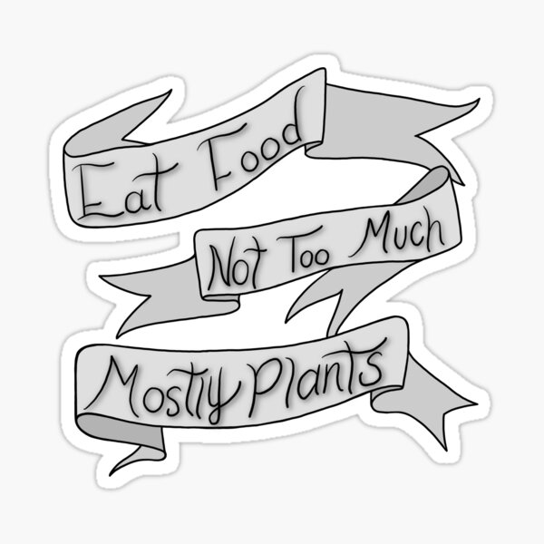 "Eat Food" Sticker for Sale by awaterman | Redbubble