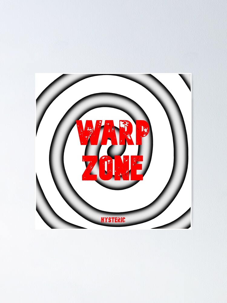 "Warp Zone Album Cover" Poster for Sale by hystericsmiley | Redbubble