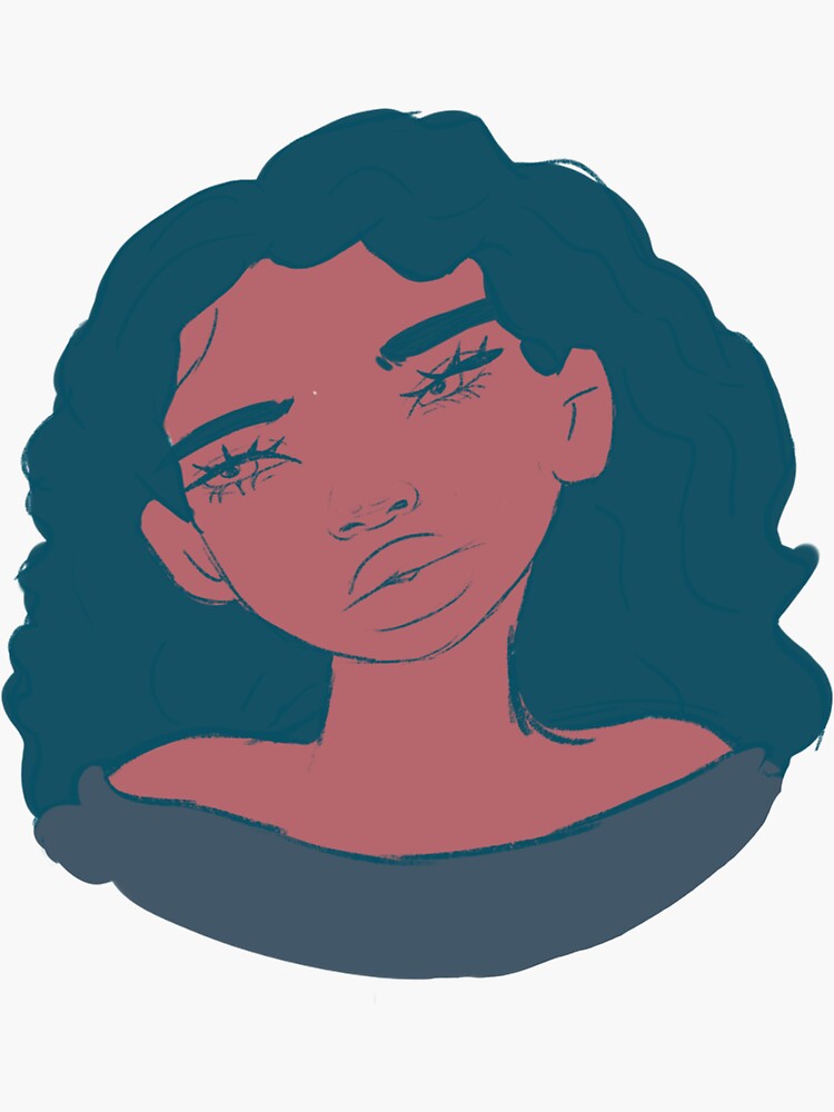 "Stap girl " Sticker for Sale by annieomeara98 | Redbubble