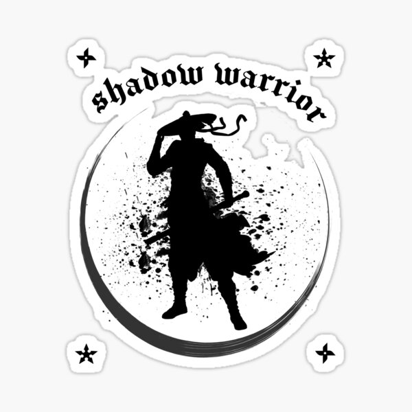 "Shadow Warrior" Sticker by tornado-x | Redbubble