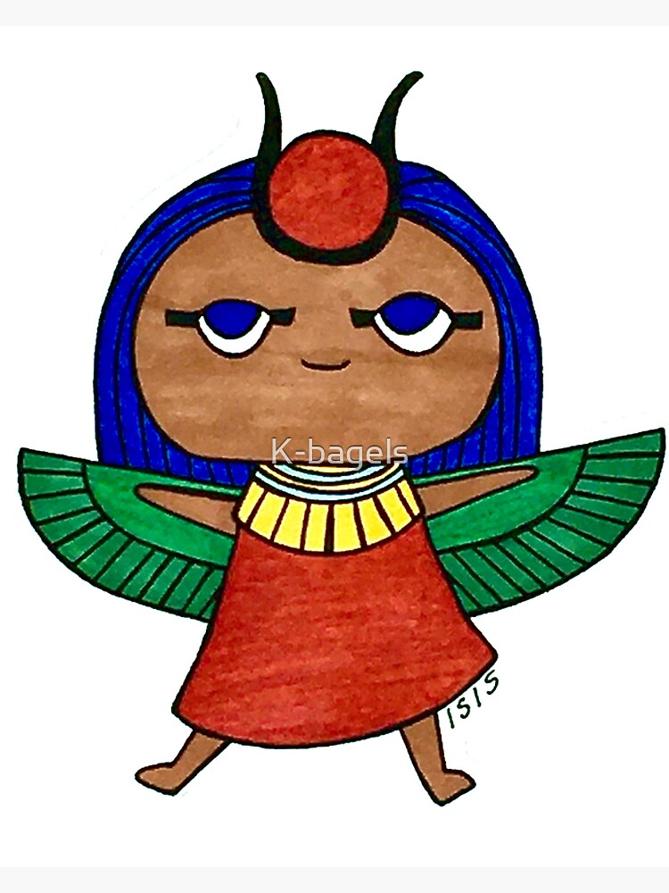 "O Mighty Isis" Sticker for Sale by K-bagels | Redbubble