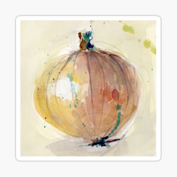 "Onion" Sticker for Sale by dfrdesign | Redbubble