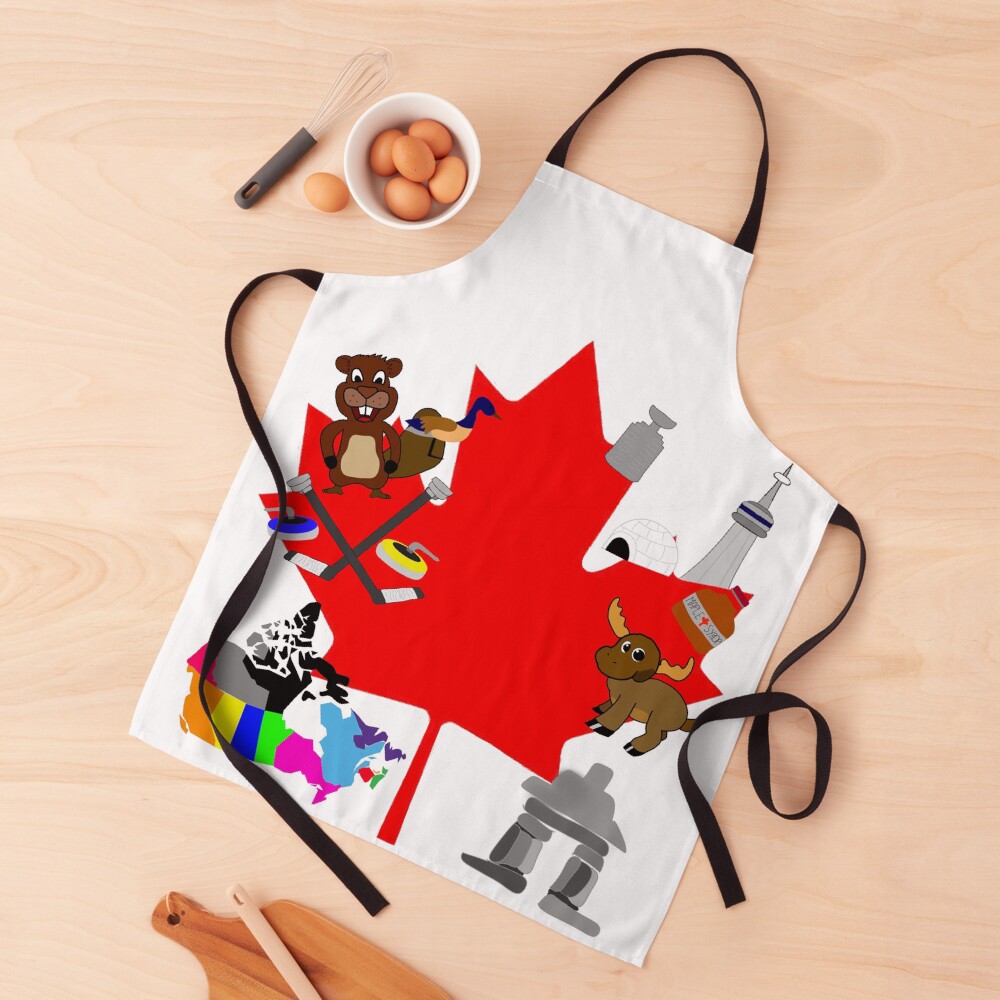 "Canada " Apron for Sale by elevko | Redbubble