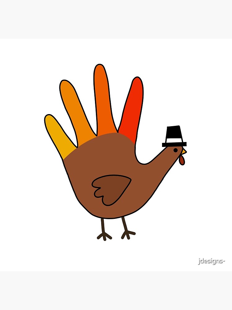 Hand Truthahn Vorlage