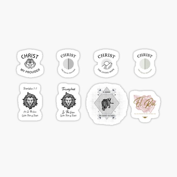 "Christ is the living hope" Sticker by MegDeRoyale | Redbubble