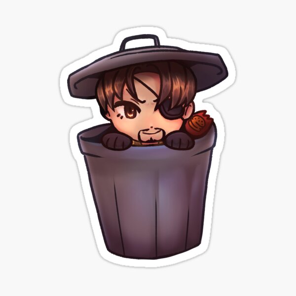 "Majima everywhere: chibi trashcan Goro" Sticker for Sale by SinlestiA ...