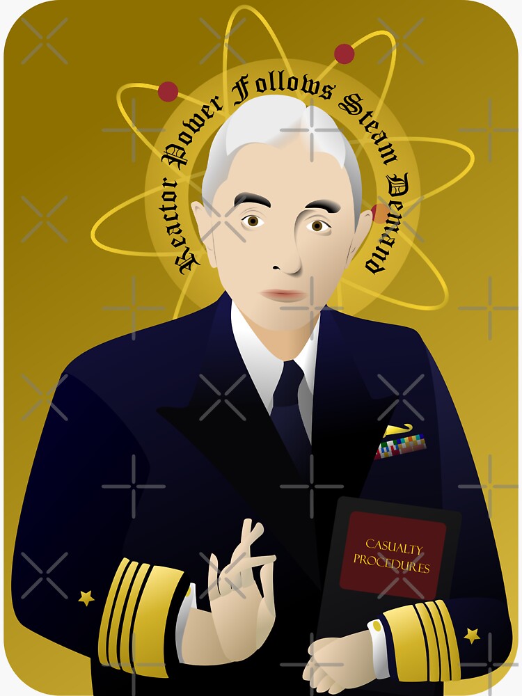 "Hyman G. Rickover Icon" Sticker for Sale by Fizzysist | Redbubble