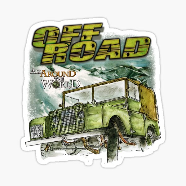 "Off Road Diecast Around The World - Diecast Design" Sticker for Sale ...
