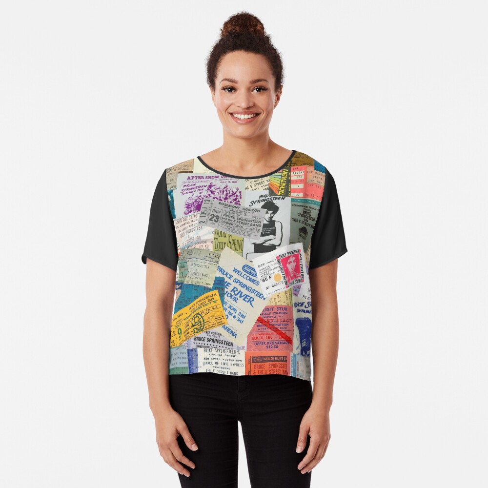 "Concert Ticket Stub Backstage Pass - The Boss" Sticker for Sale by ...