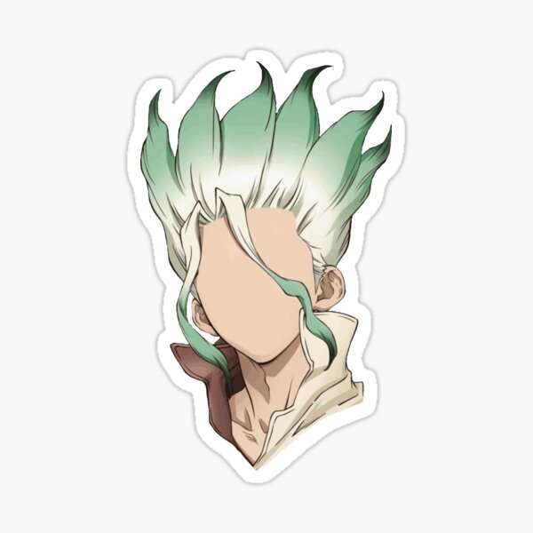 "Dr. Stone Senku Simple" Sticker for Sale by -SkyCaptain- | Redbubble