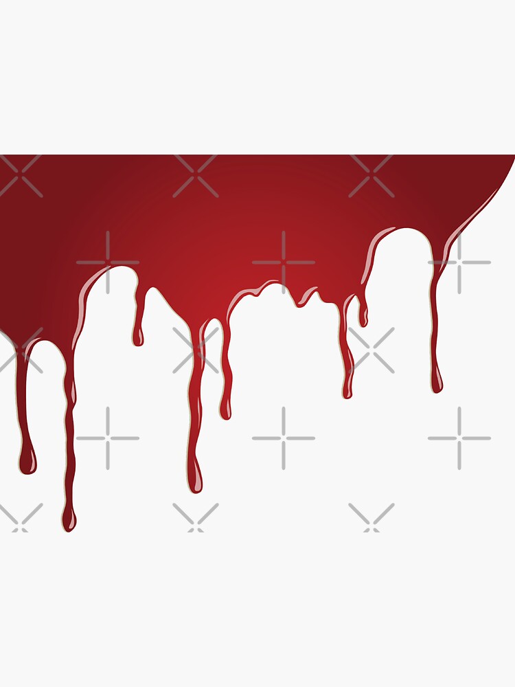 "Bleeding" Sticker by jacki-vu | Redbubble